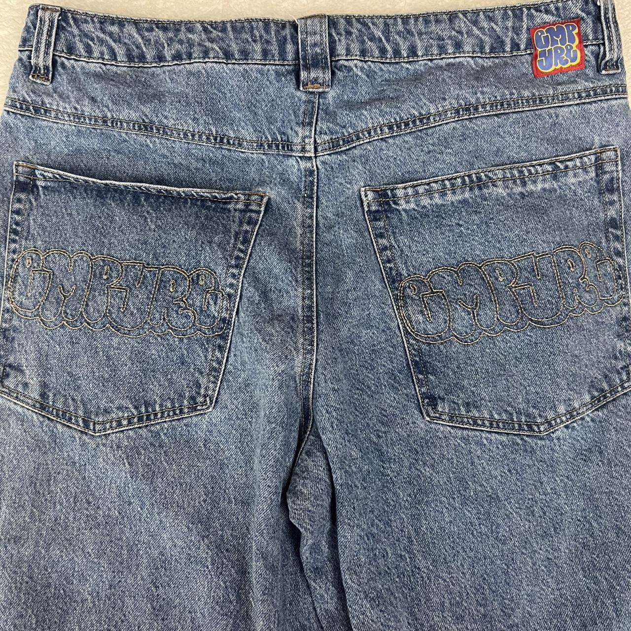 empire jeans baggy with built in drawstring and... - Depop