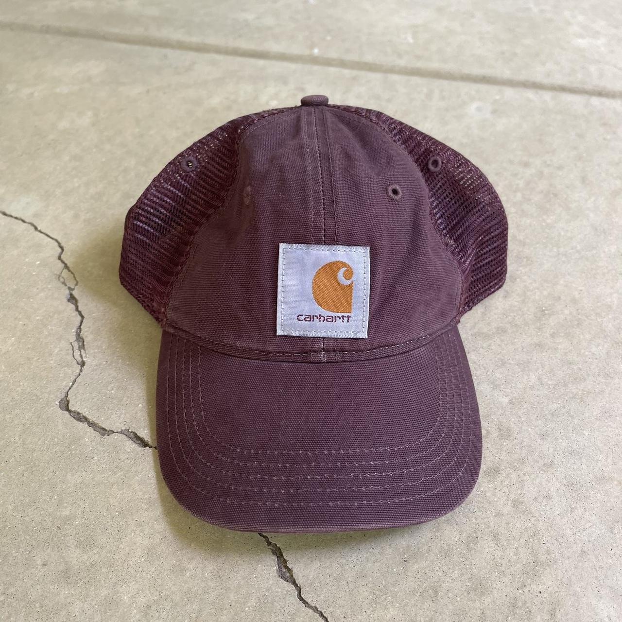 Never worn Carhartt Women’s Canvas Mesh-Back Cap One... - Depop