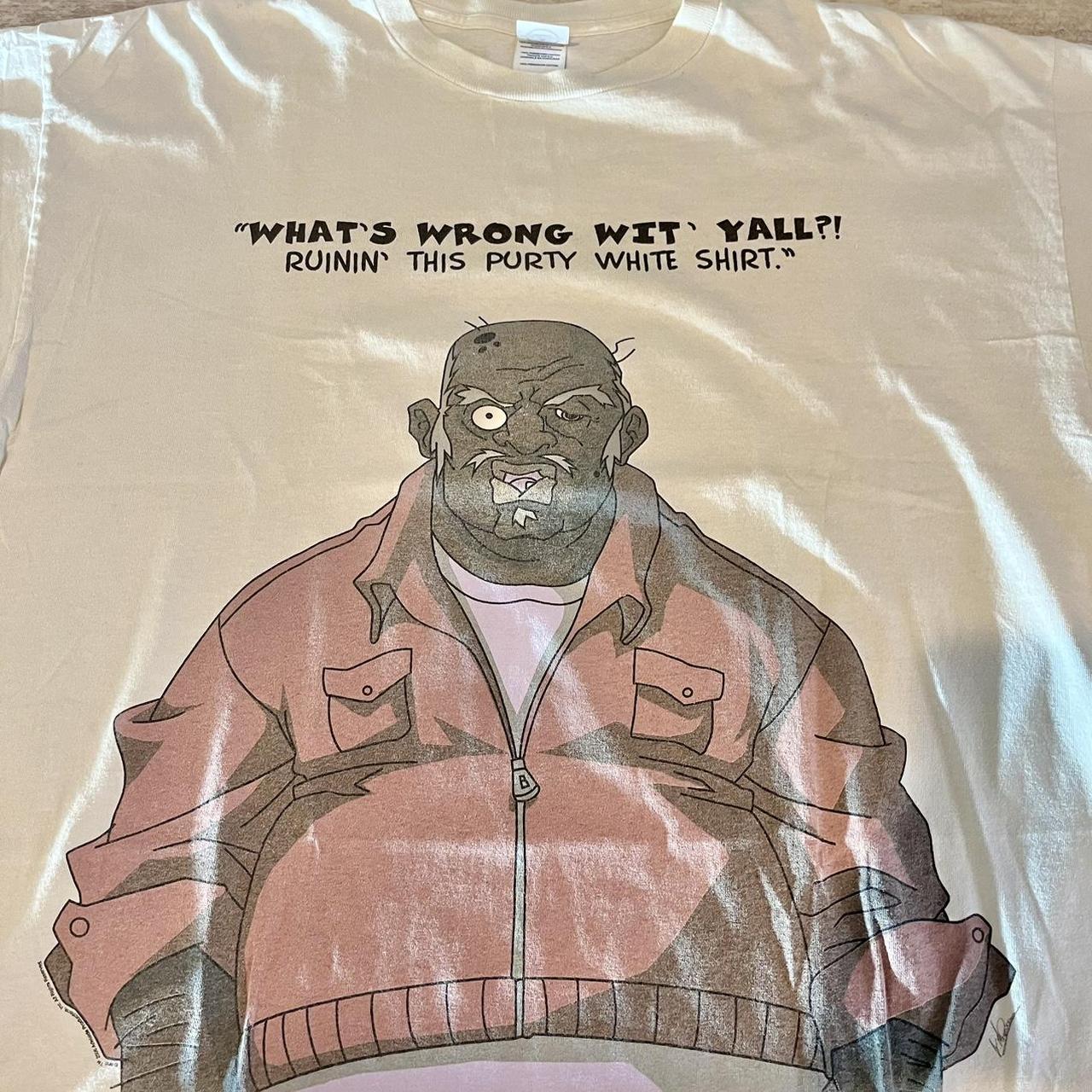 Vintage BOONDOCKS Uncle Ruckus T-Shirt 2XL... - Depop