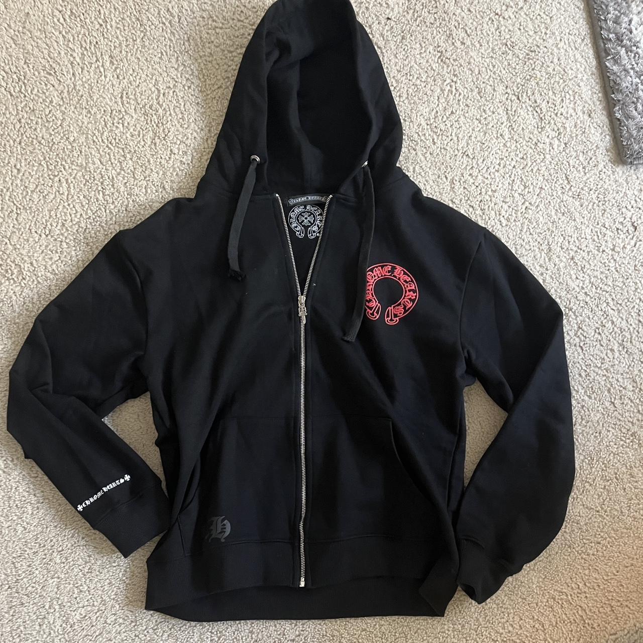 Chrome Hearts jacket size medium horse shoe flower... - Depop