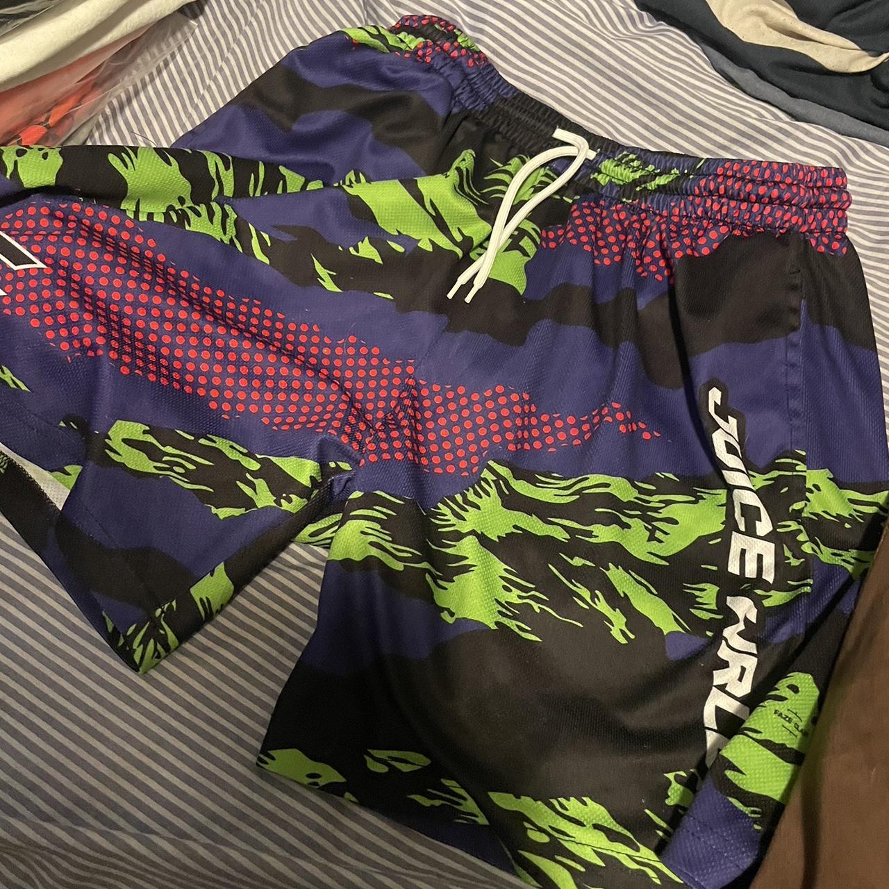 Faze Clan Juice WRLD shorts. Size Large. Lightly worn. - Depop