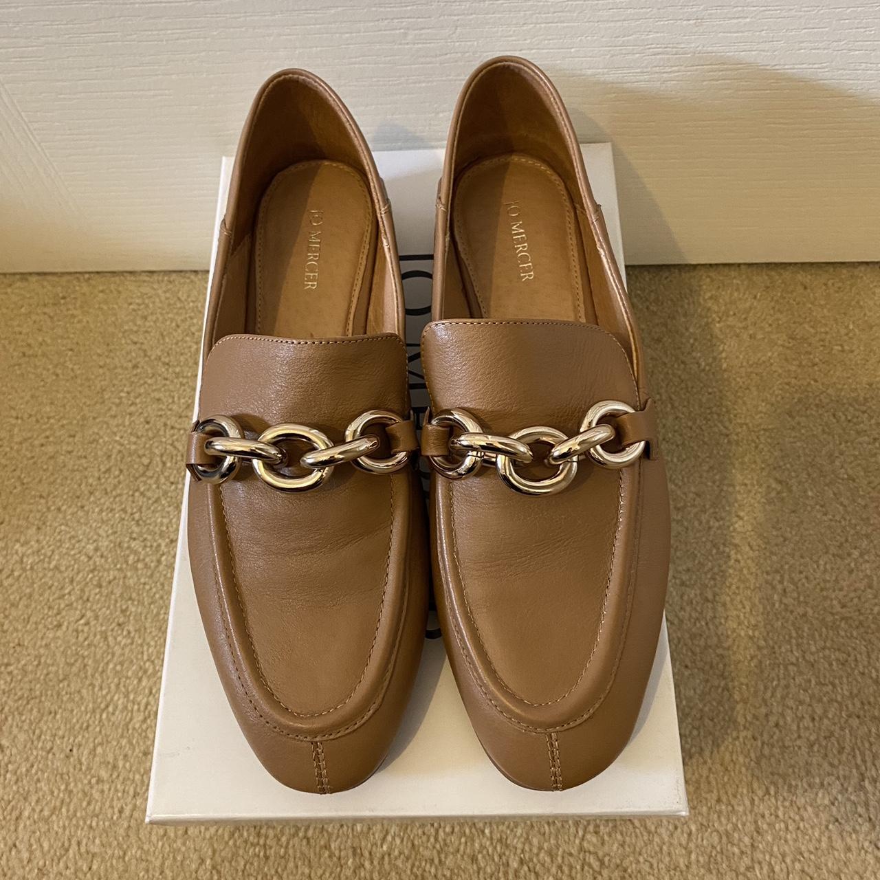 Never been worn Jo Mercer Tan loafers. Purchased in... - Depop