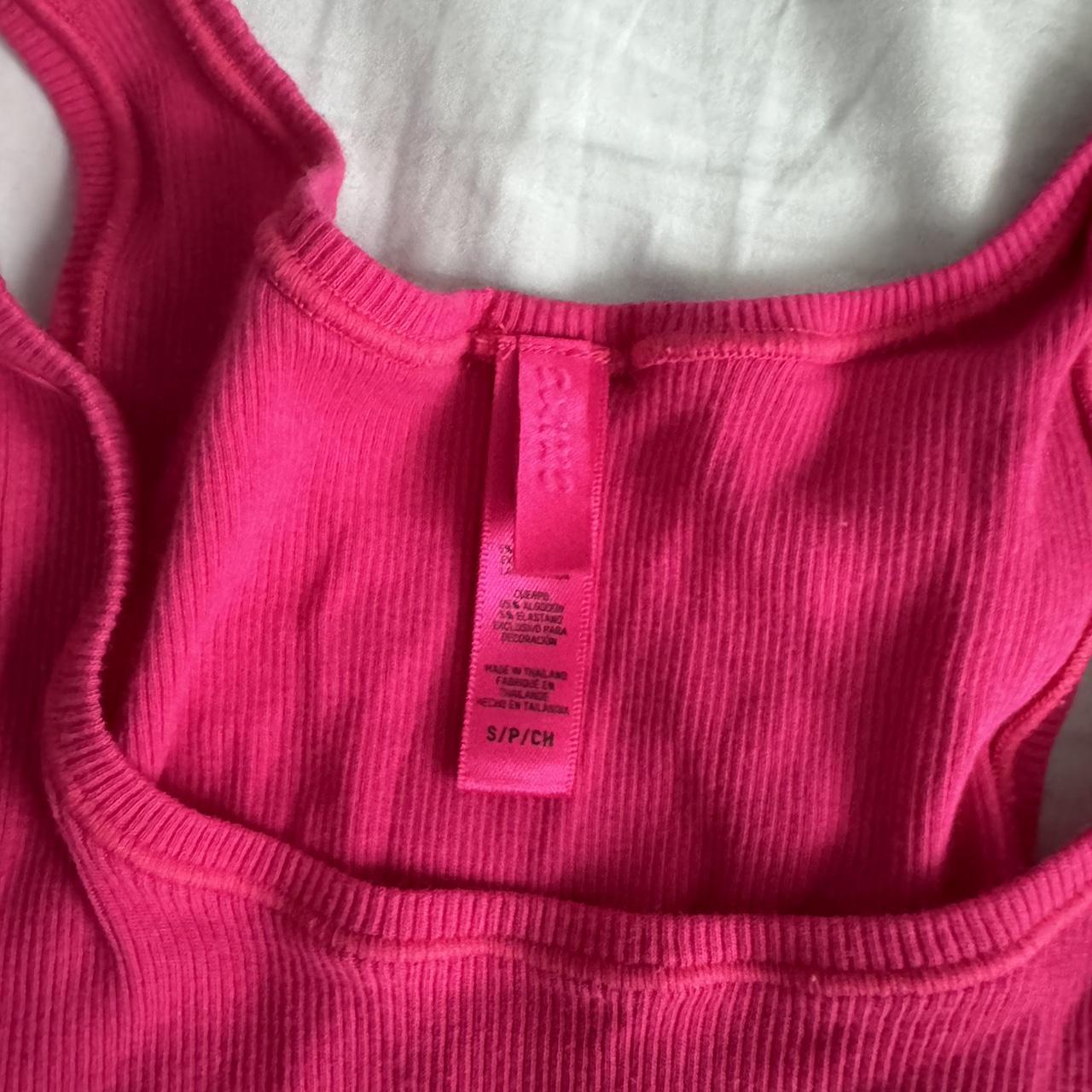 Skims hot pink sleep set Cotten lounge set Both size... - Depop
