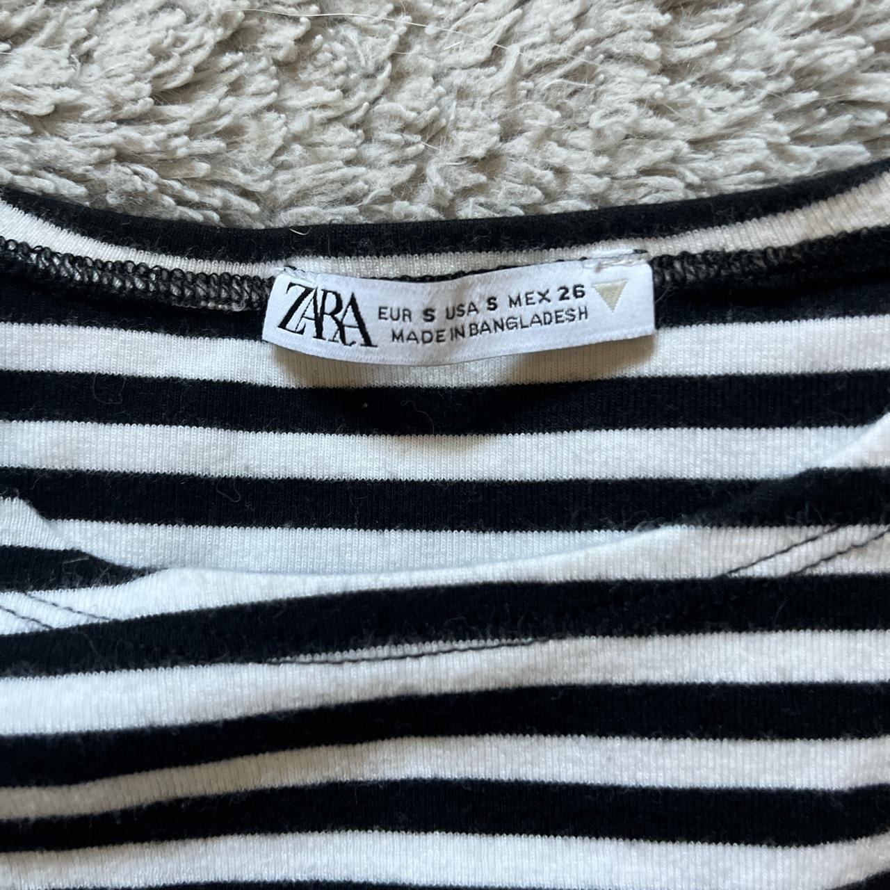 Small striped zara crop #zara #summer - Depop
