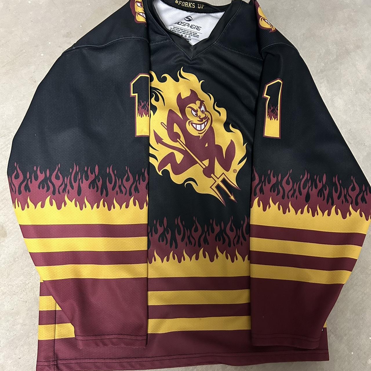 ASU sun devils hockey jersey - Depop