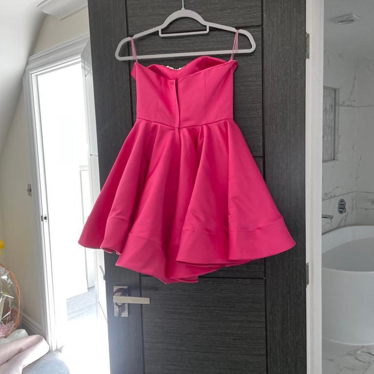 Mark Melia pink dress worn once for a few hours like... - Depop