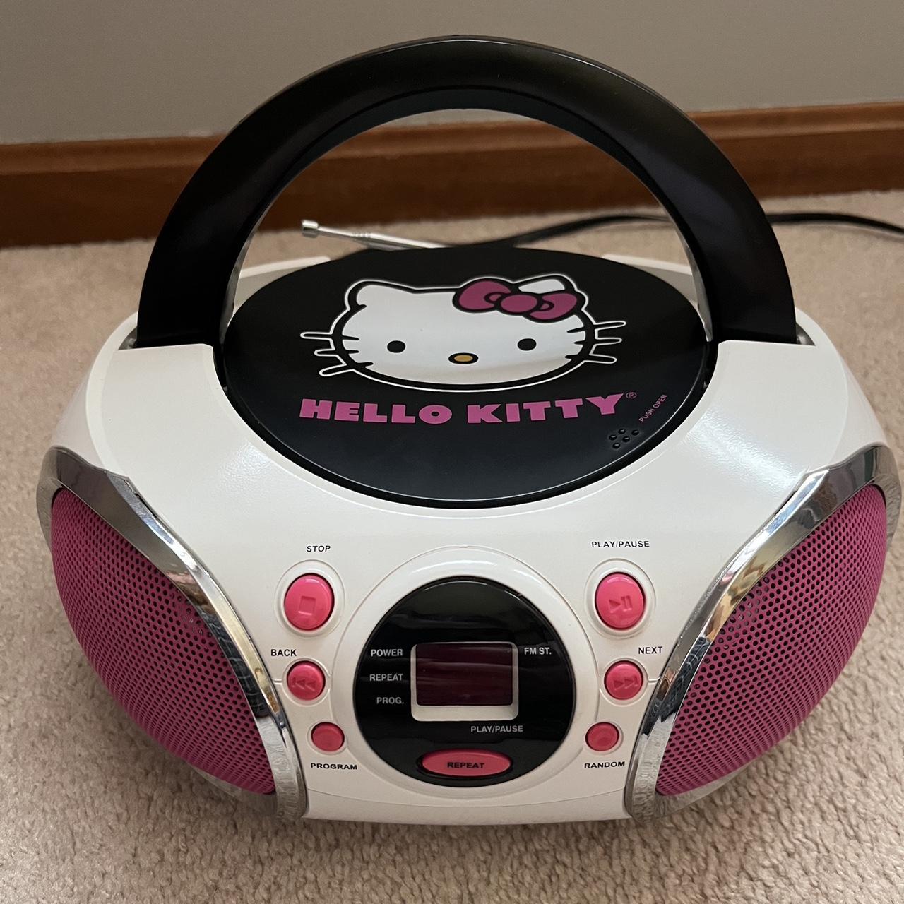 Hello Kitty White and Pink Cds-and-vinyl | Depop
