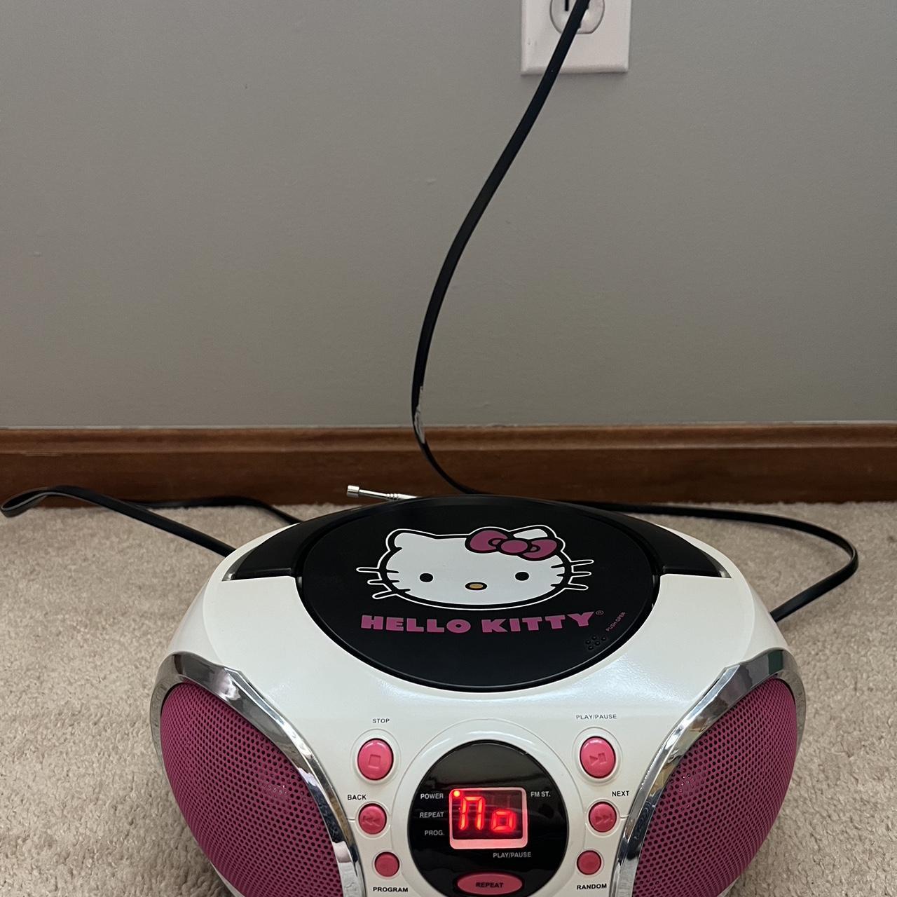 Hello Kitty White and Pink Cds-and-vinyl | Depop