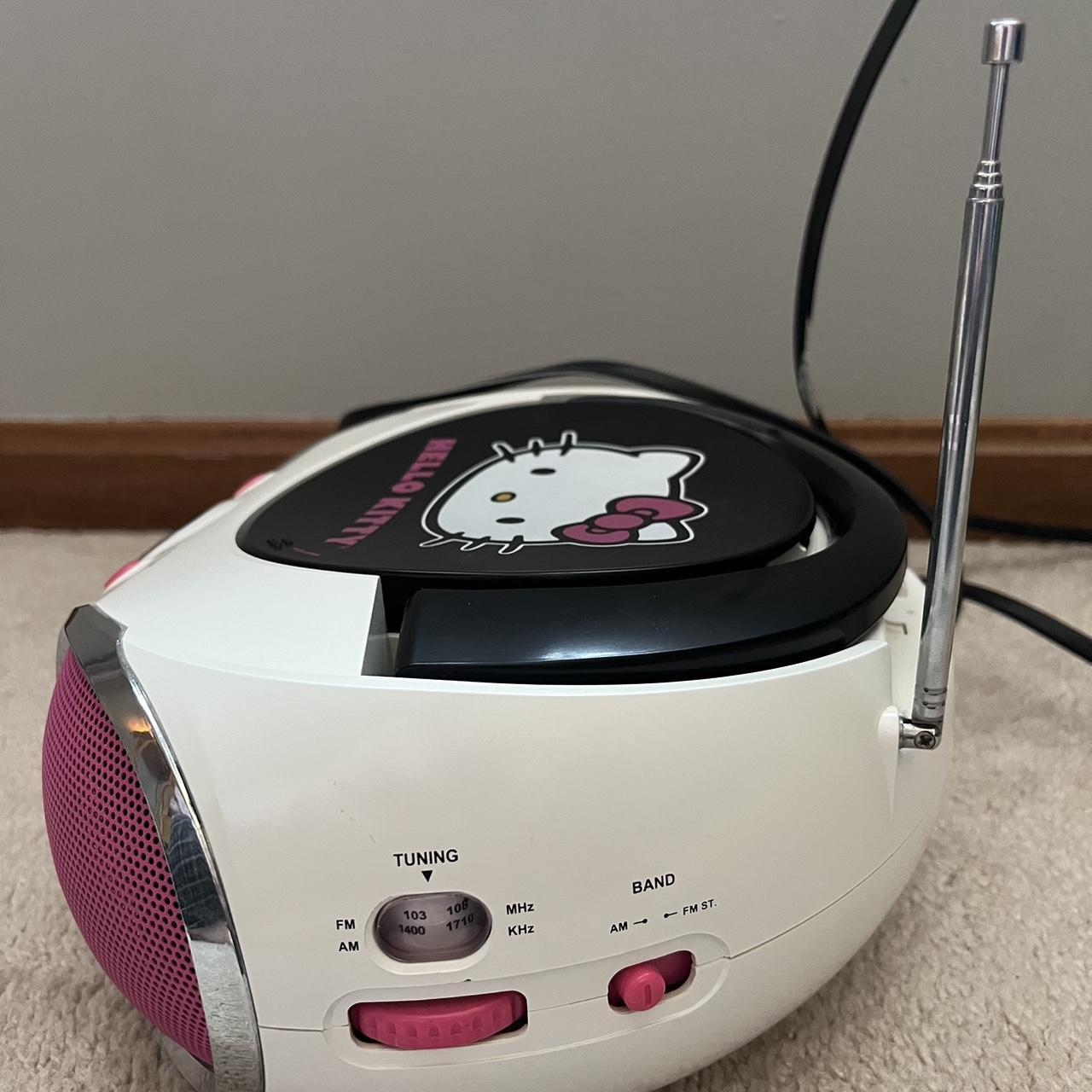 Hello Kitty White and Pink Cds-and-vinyl | Depop