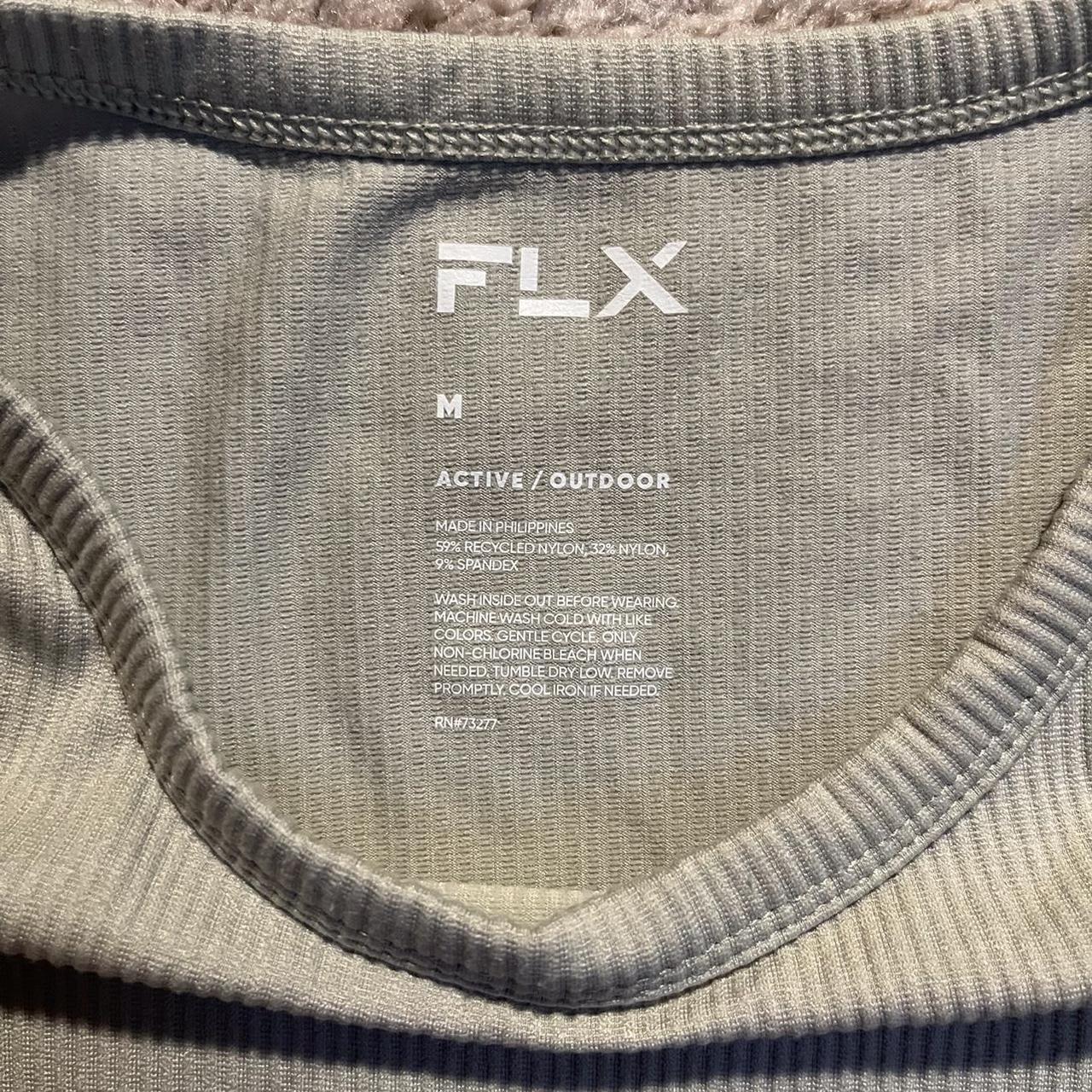 FLX active shirt Ribbed and stretchy - Depop