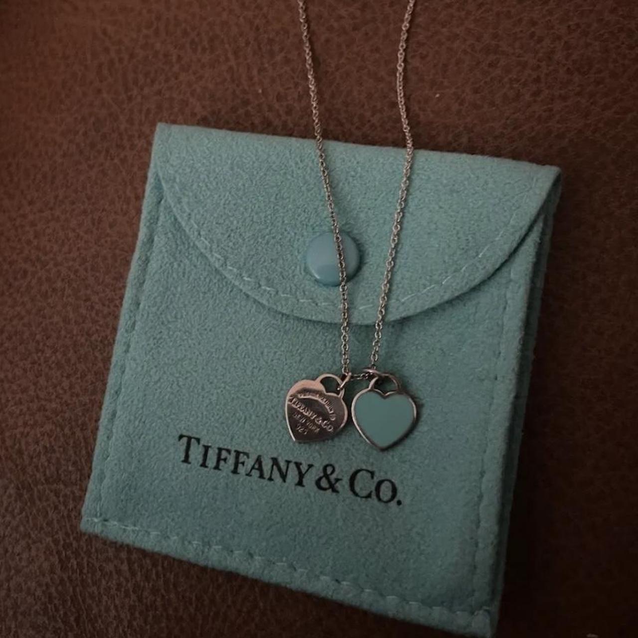 Tiffany & Co. Women's Silver and Blue Jewellery | Depop