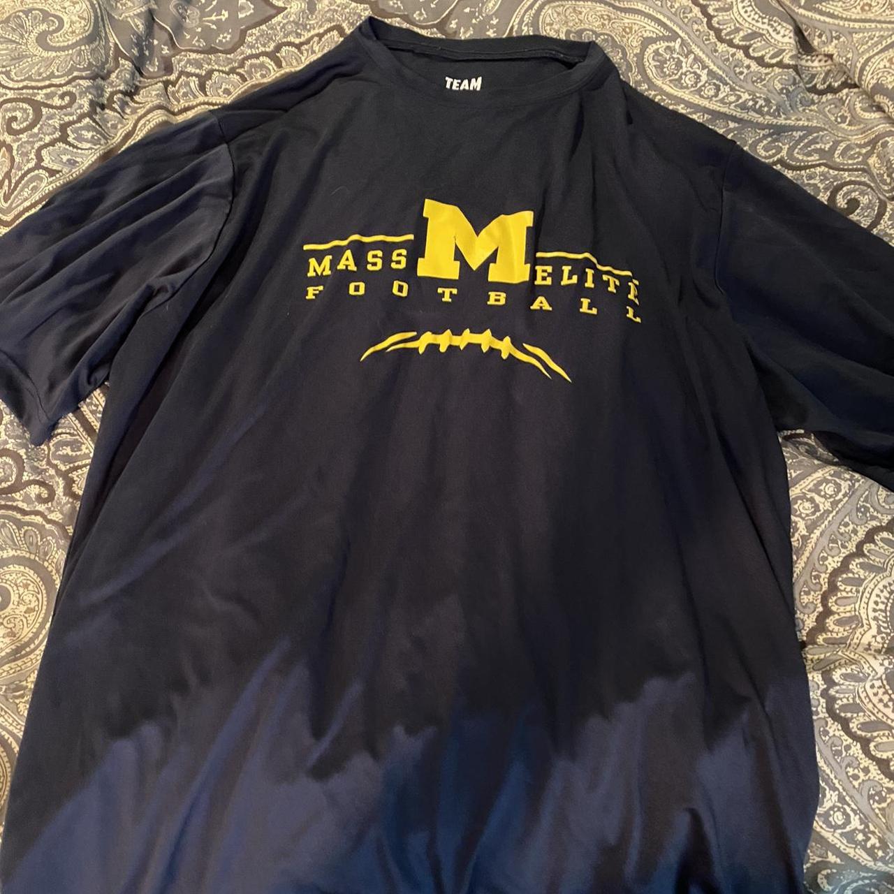 Large mass elite football tee - Depop