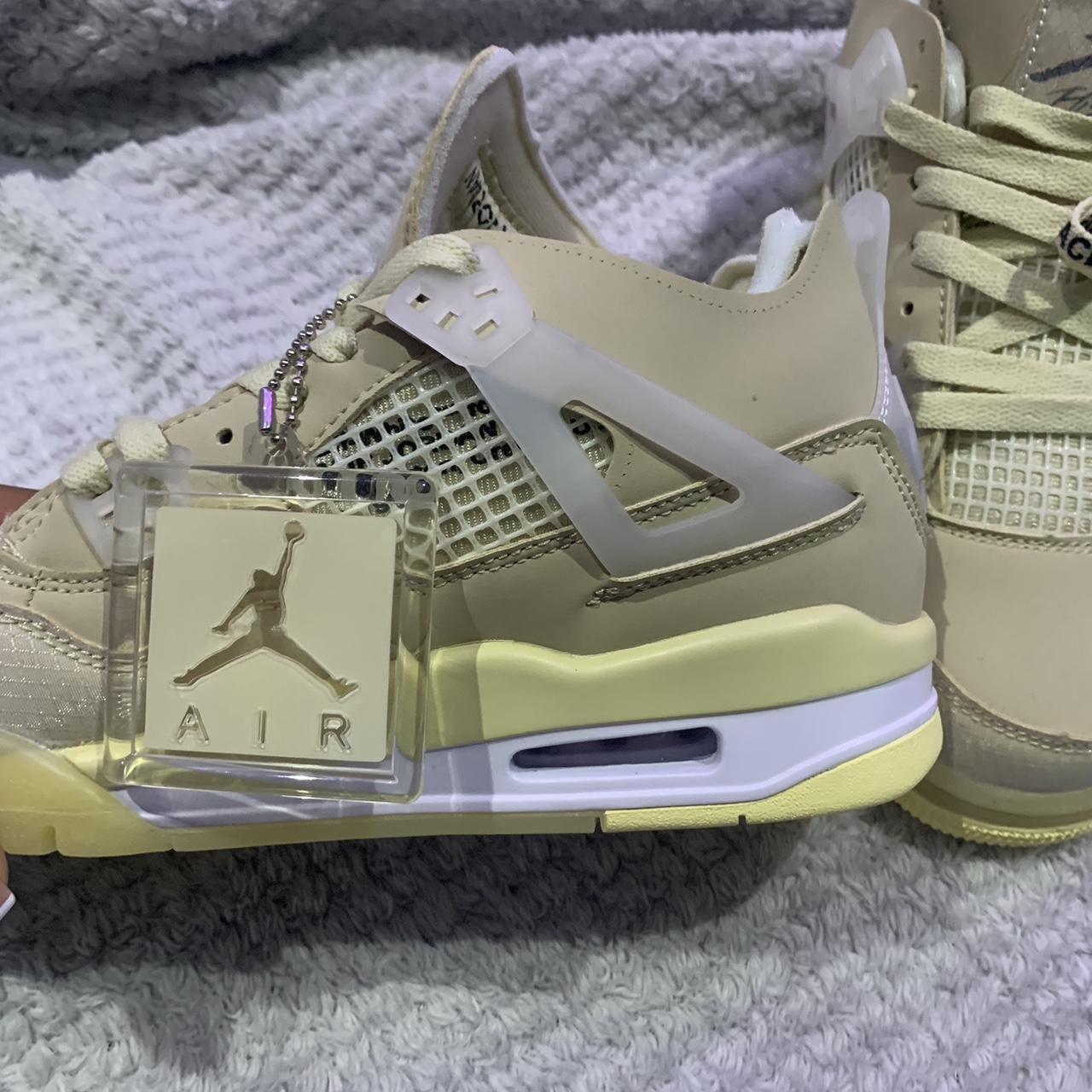 Off White Jordan 4s , condition is brand new never... - Depop