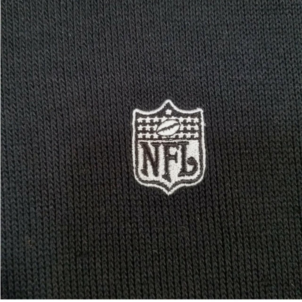 Vintage NFL Sweater Mens 2XL Black Long Sleeve... - Depop