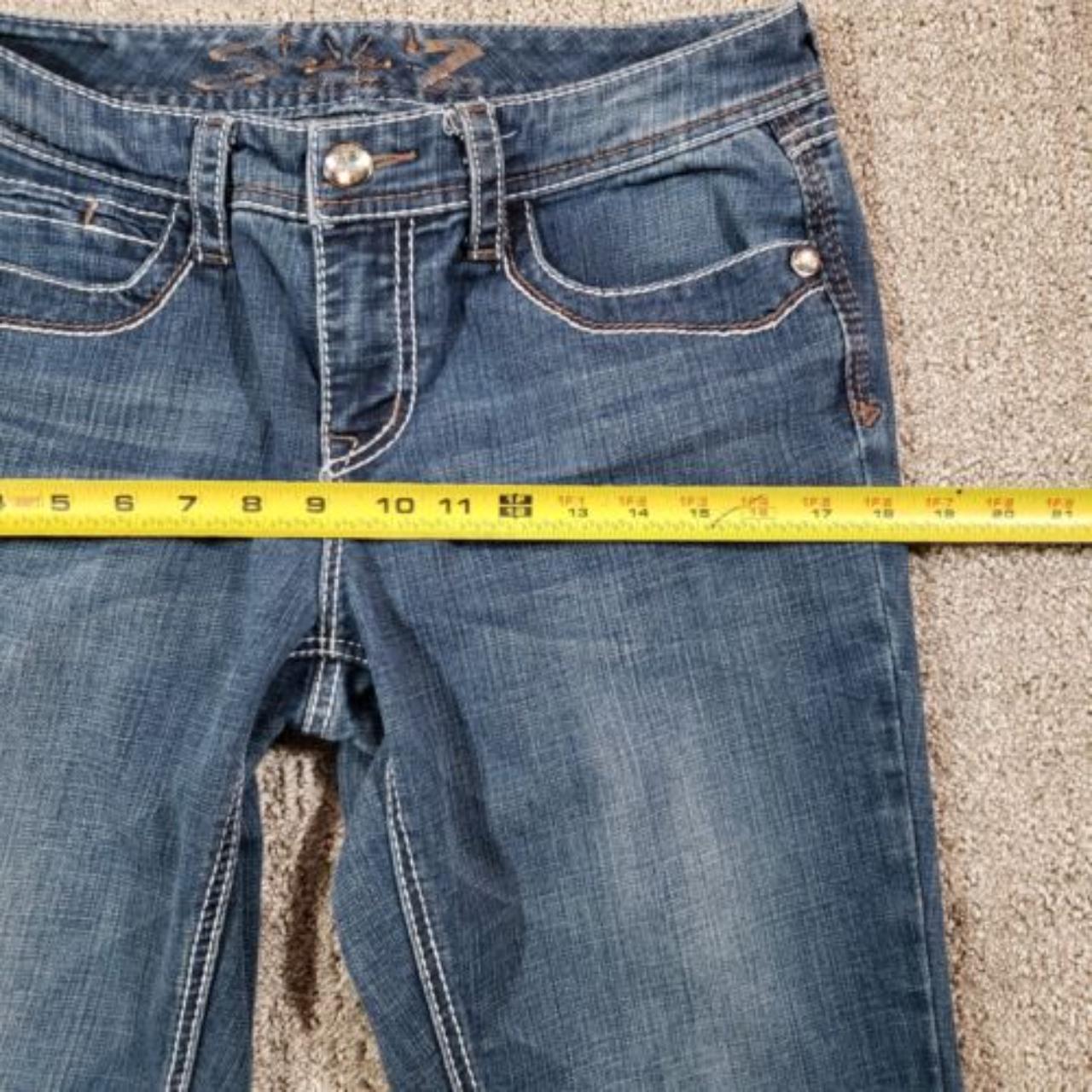 SEVEN7 Jeans Womens size 10 Rocker Slim Bootcut Y2k... - Depop