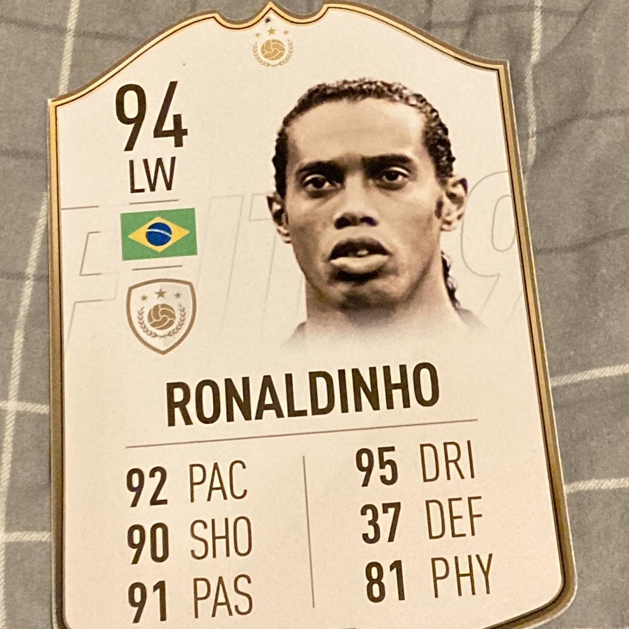 Ronaldinho Fifa Card 94 Icon Free shipping if you... - Depop