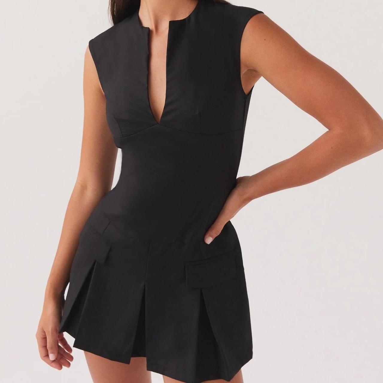 Cassia black mini dress - Depop