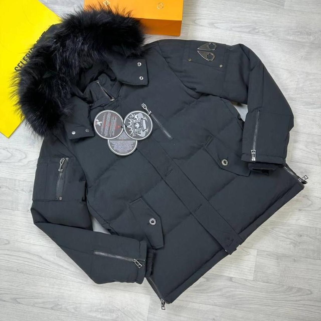 Moose knuckles coat mens black - Depop