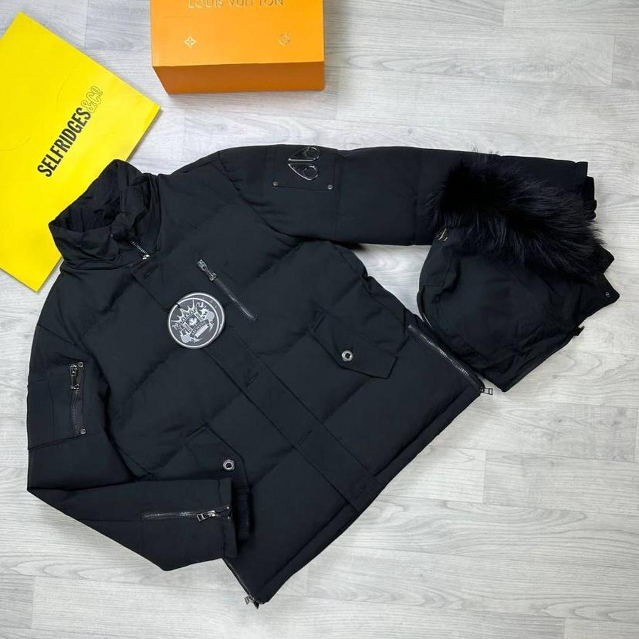 Moose knuckles coat mens black - Depop