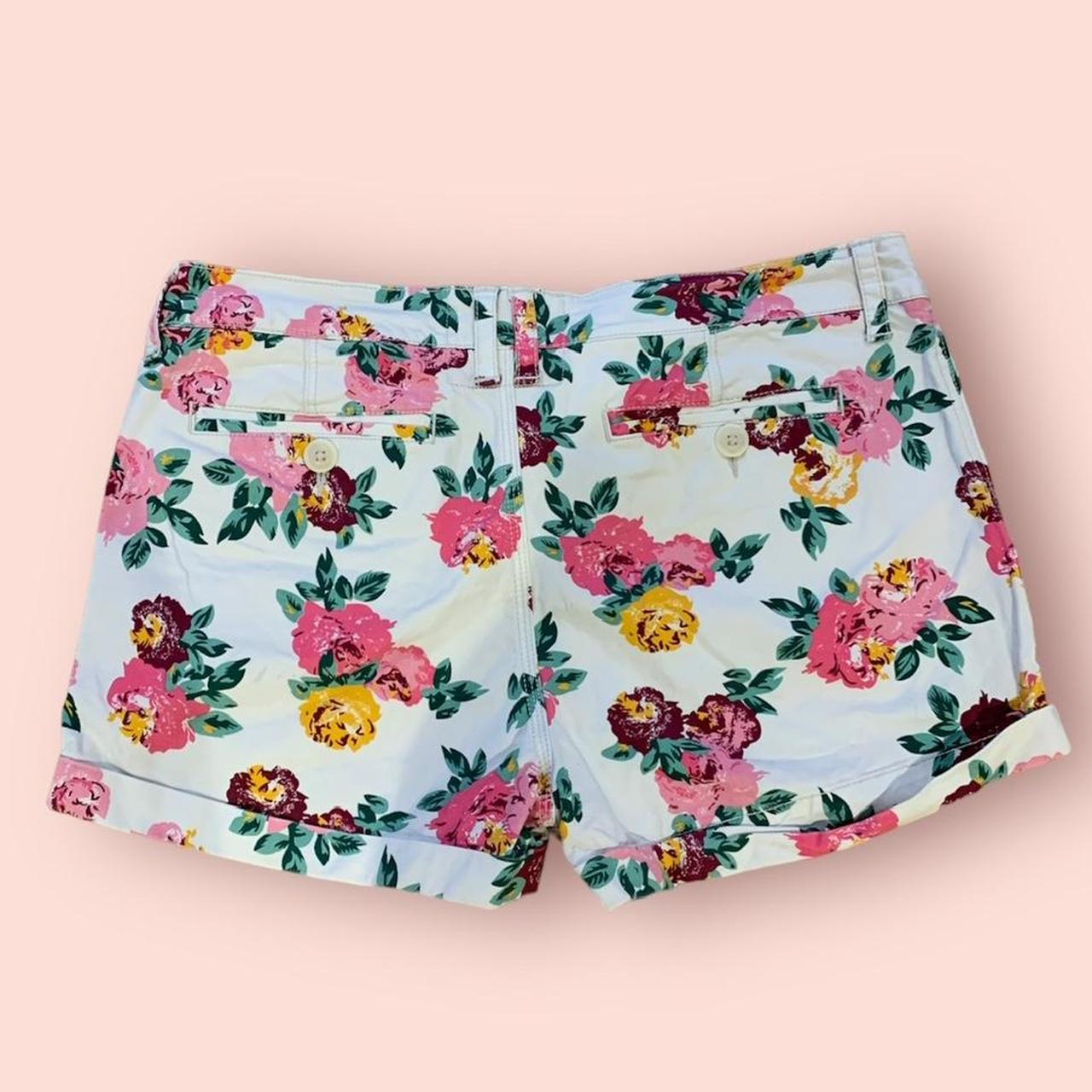 Superdrug floral shorts Booty shorts with flower... - Depop