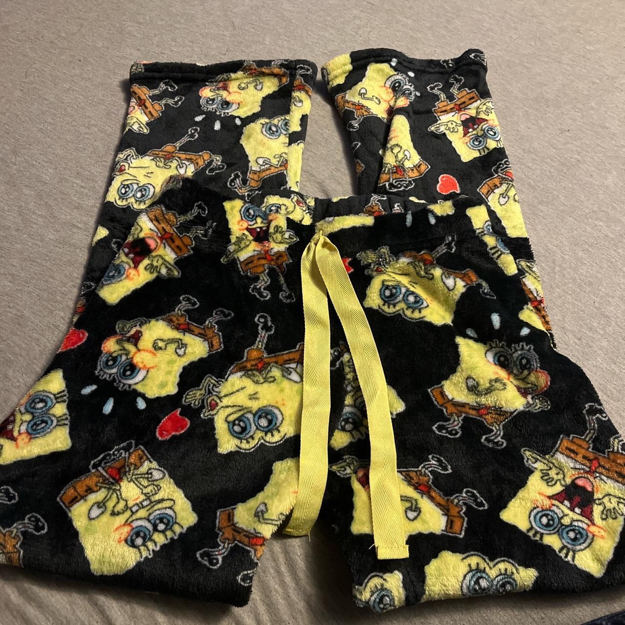 Nickelodeon Men's Yellow and Black Joggers-tracksuits | Depop