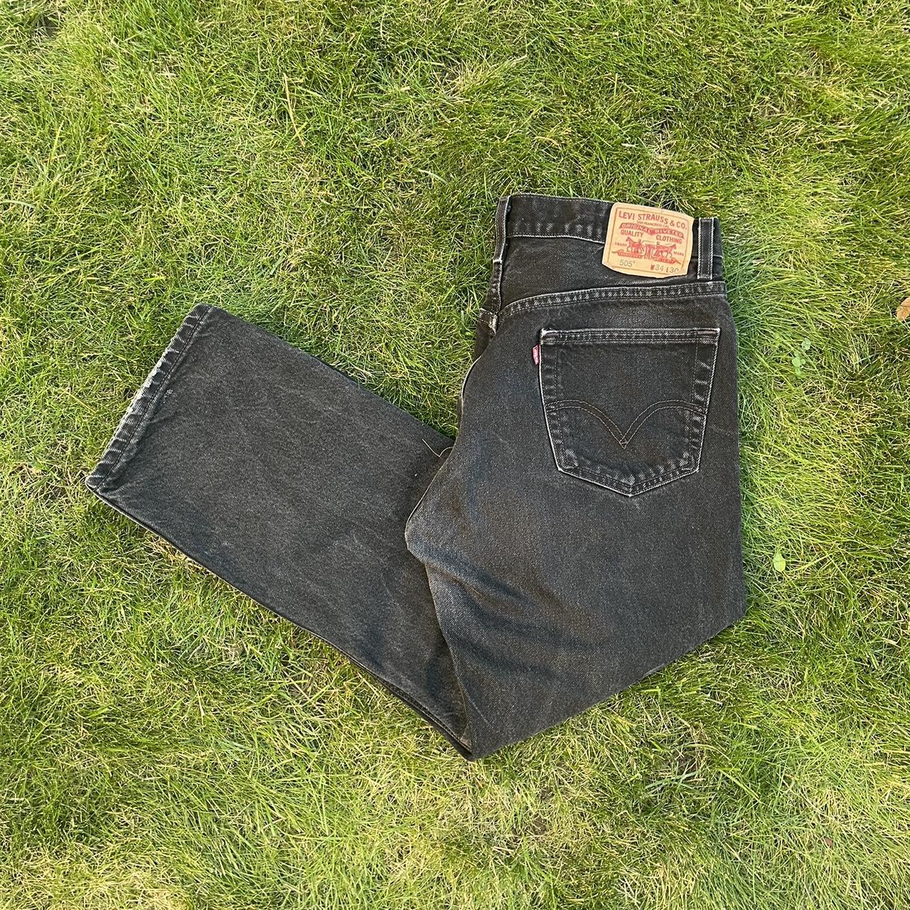 Sick black denim Levi’s Lil fade goin / essential... - Depop