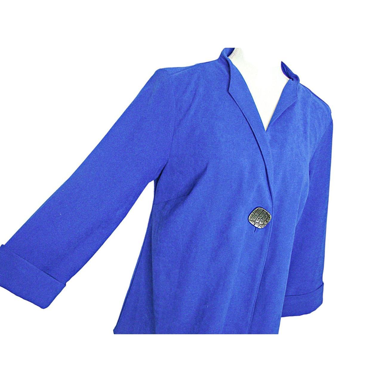 JM Collection Womens Royal Blue Swing Bottom One... - Depop