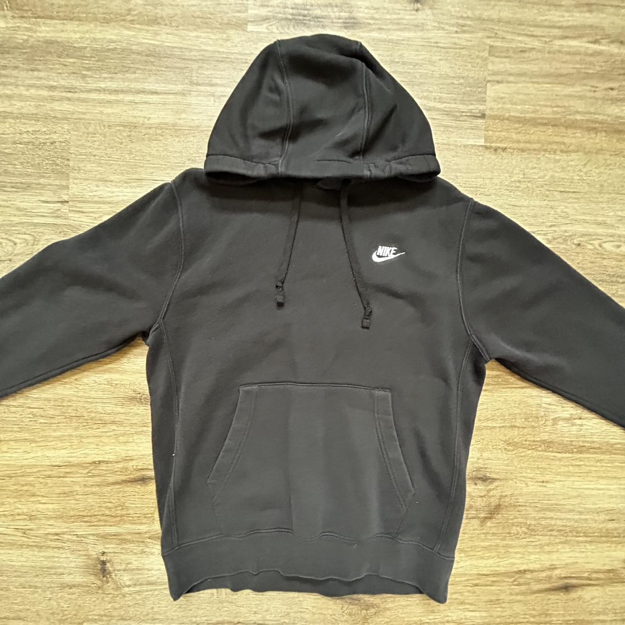 Nike Men's Black Hoodie | Depop