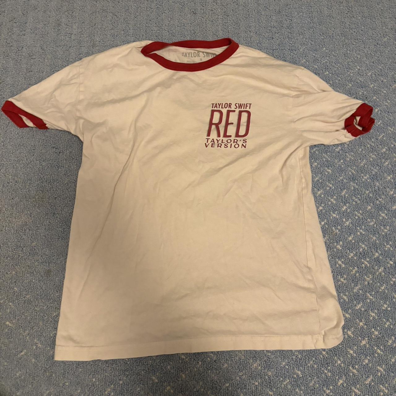 Taylor Swift “Red (Taylor’s Version)” t-shirt size... - Depop
