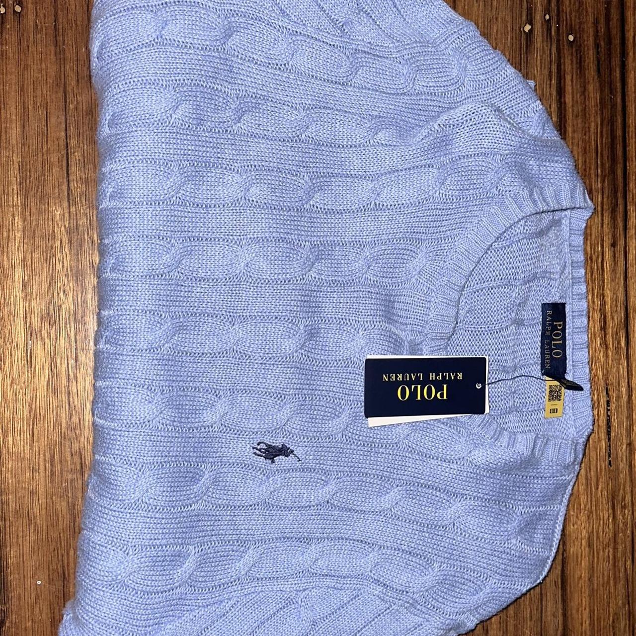 Ralph Lauren Baby Blue sweater Brand new still with... - Depop