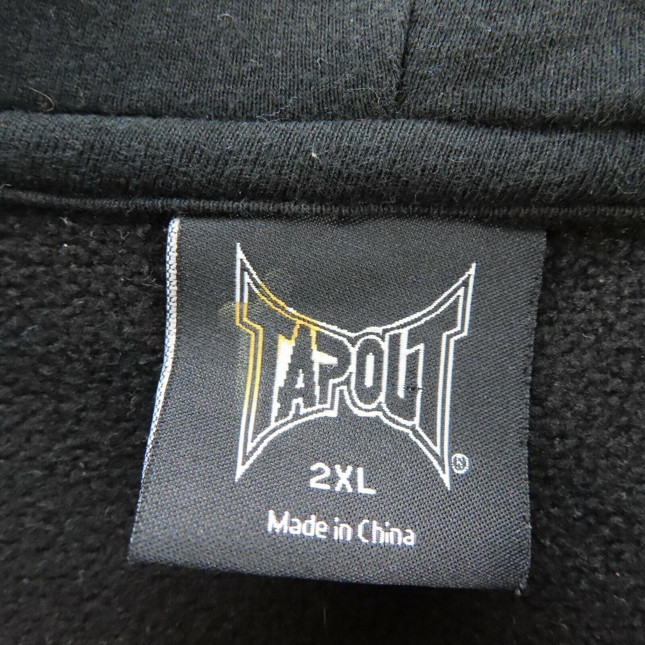 Tapout Hoodie Vest Mens Adult Size 2XL Black Zip Up... - Depop