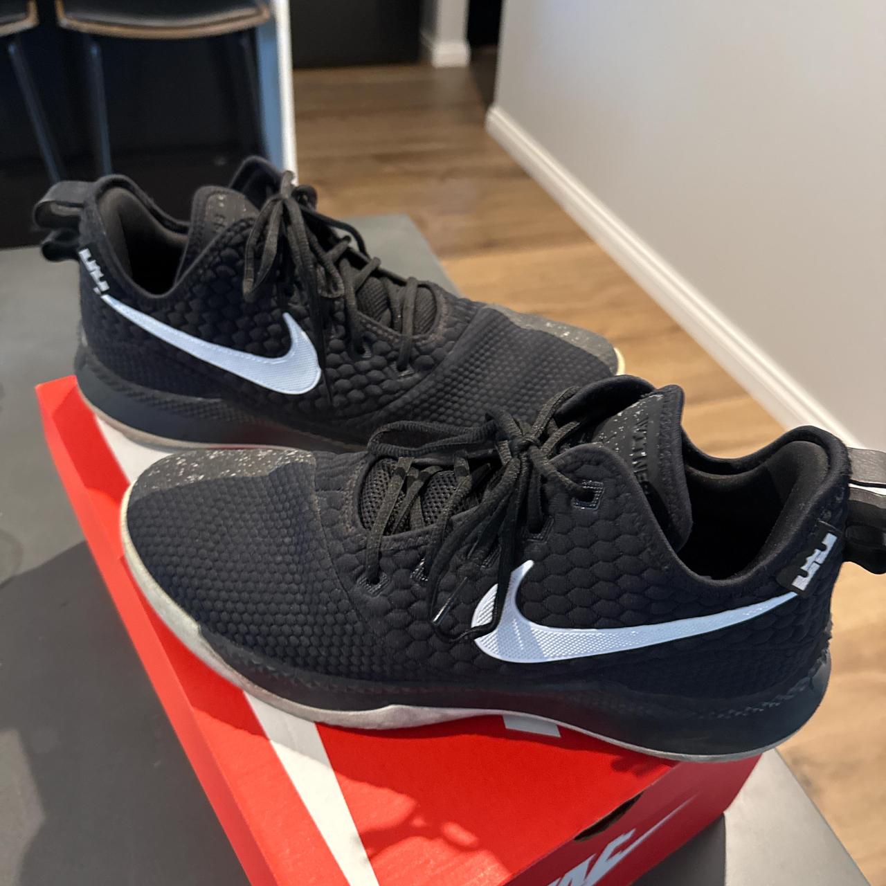 Nike LeBron Witness 3 'Black White' size US 12 | Depop