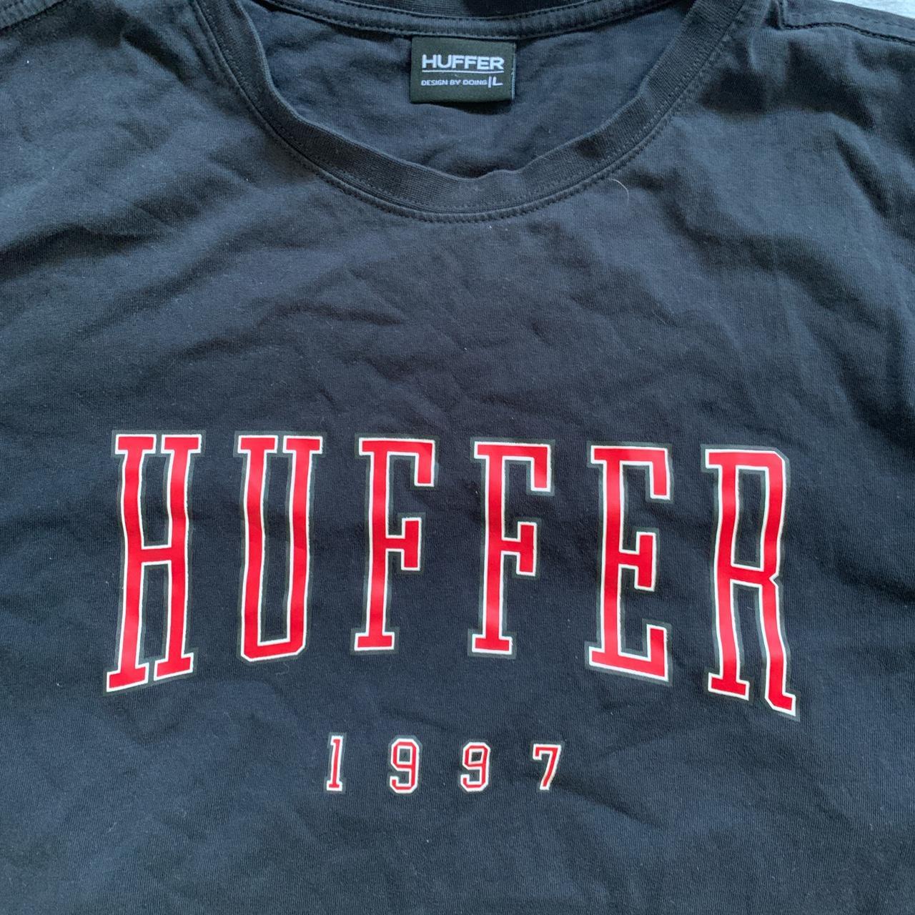 Huffer shirts 2 are size large, and 1 is medium... - Depop