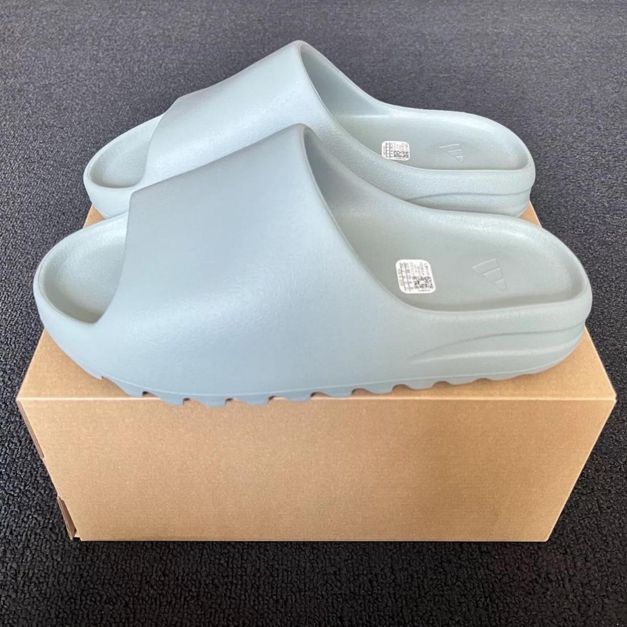 Yeezy Slides Salt colorway - Depop