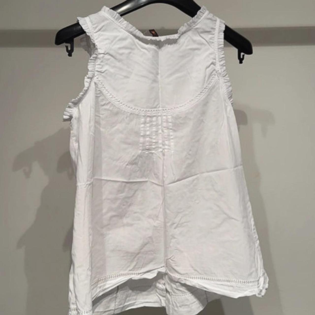 As brand new! Cop Copine milkmaid style top with Cop... - Depop