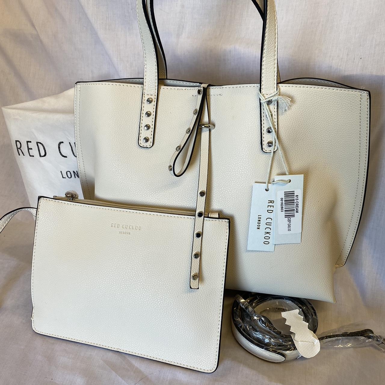 A stunning cream 2 piece bag set by red cuckoo... - Depop