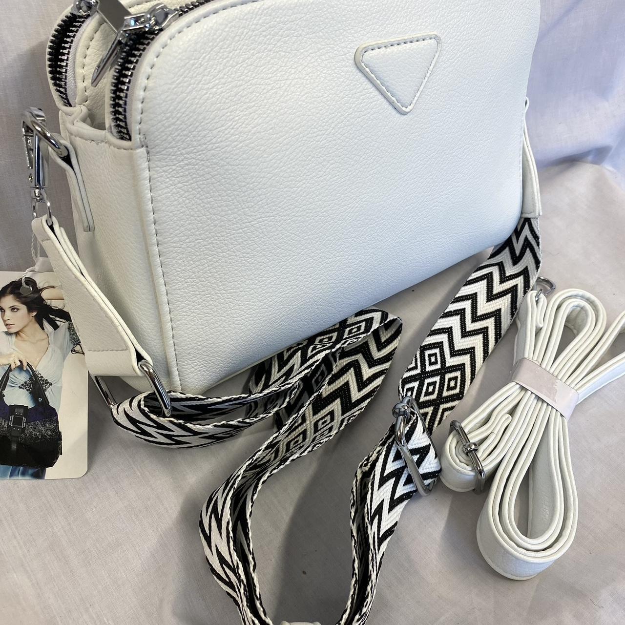Gorgeous new white spring crossbody bag with 3... - Depop