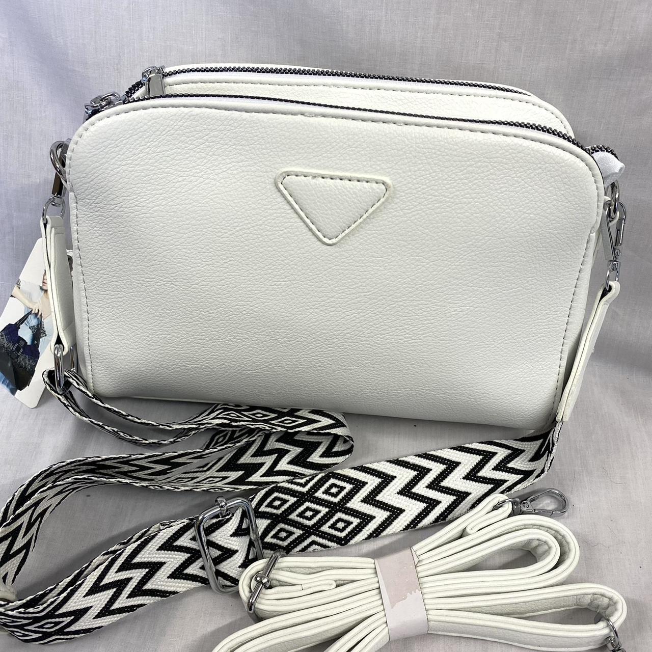 Gorgeous new white spring crossbody bag with 3... - Depop