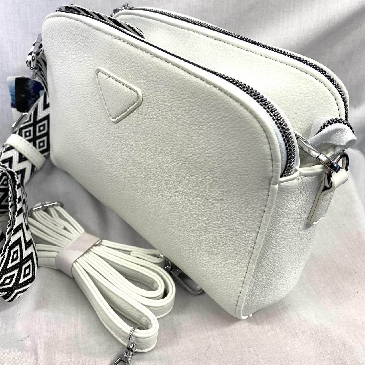 Gorgeous new white spring crossbody bag with 3... - Depop
