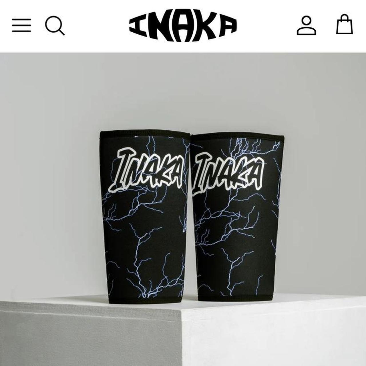 🍒INAKA Black Lighting Knee Sleeves🍒 ️BRAND NEW $53... - Depop