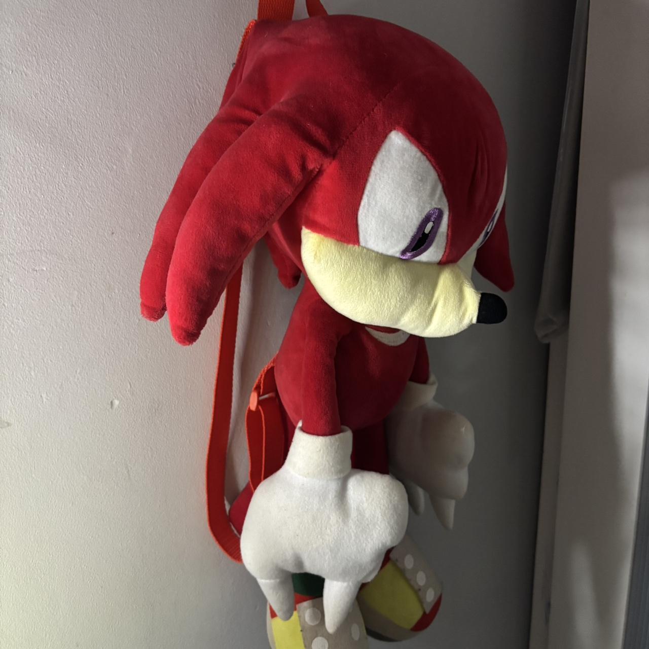 Sonic The Hedgehog Knuckles Plush Backpack Depop