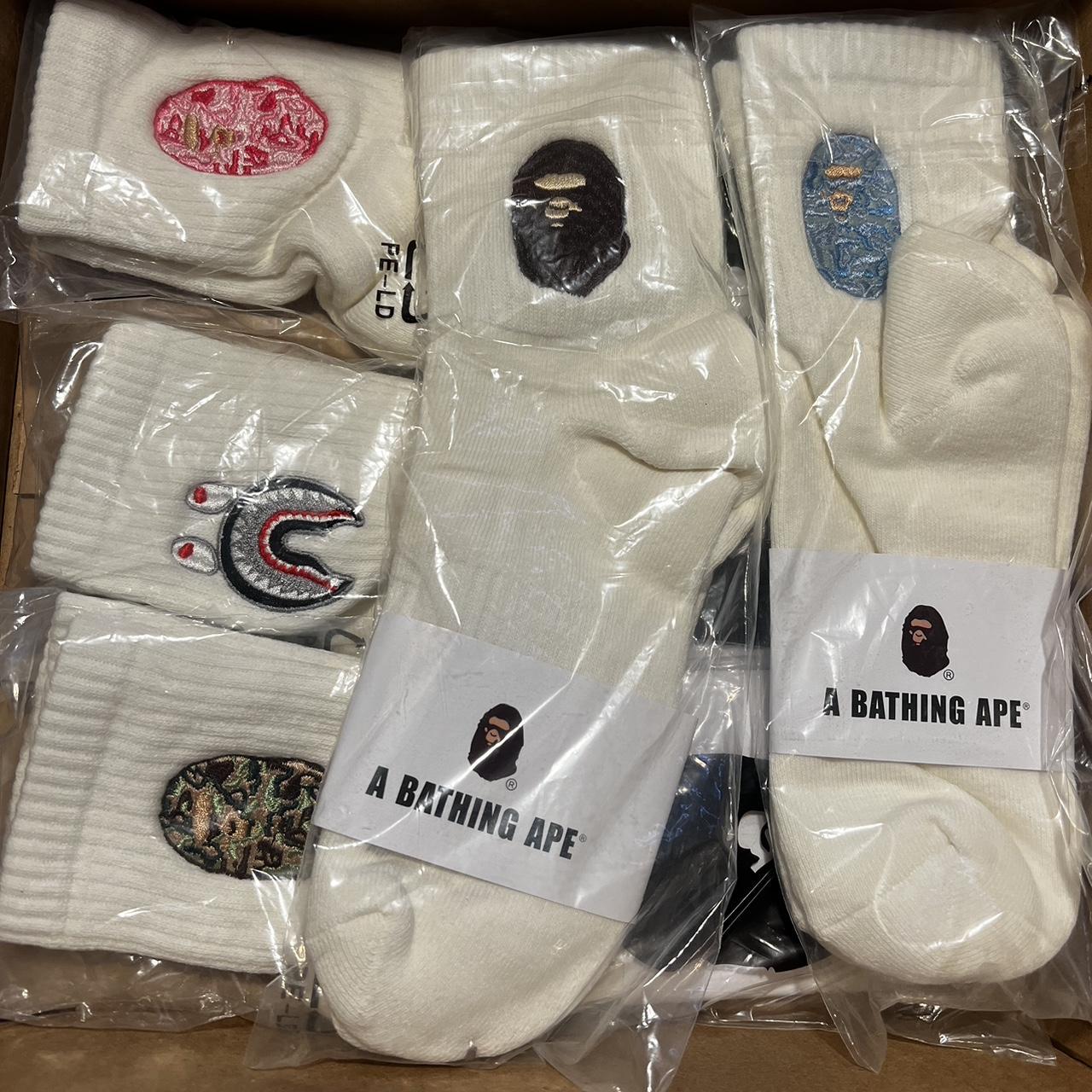 BAPE Socks Exclusive DS • OG ALL $25ea \ $100 all... - Depop