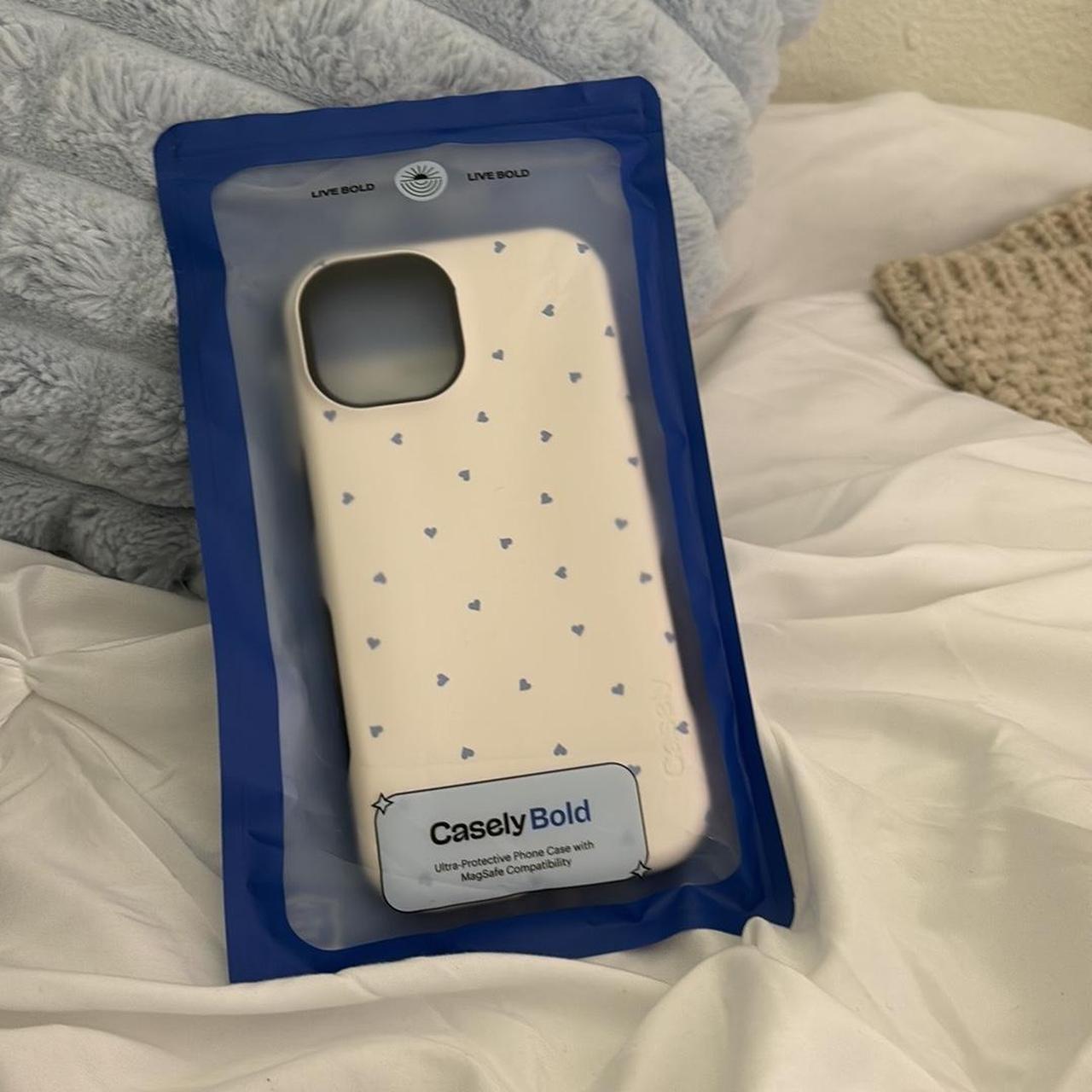 Cream and white Casely iPhone 15 case BRAND NEW... | Depop
