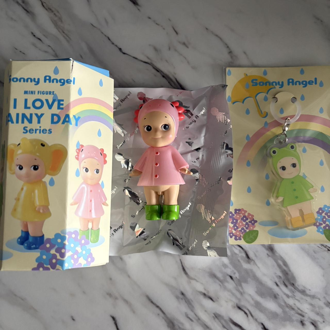 sonny angel axolotl i love rainy day series *comes... | Depop