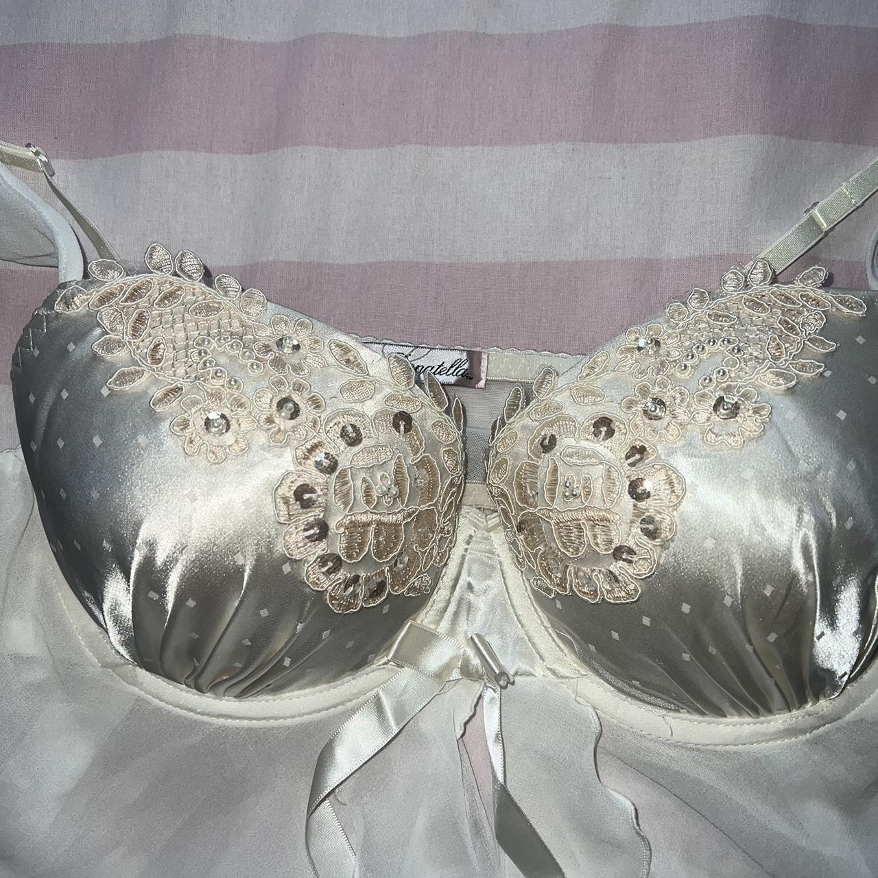 Linea Donatella White Teddy set The most angelic... - Depop