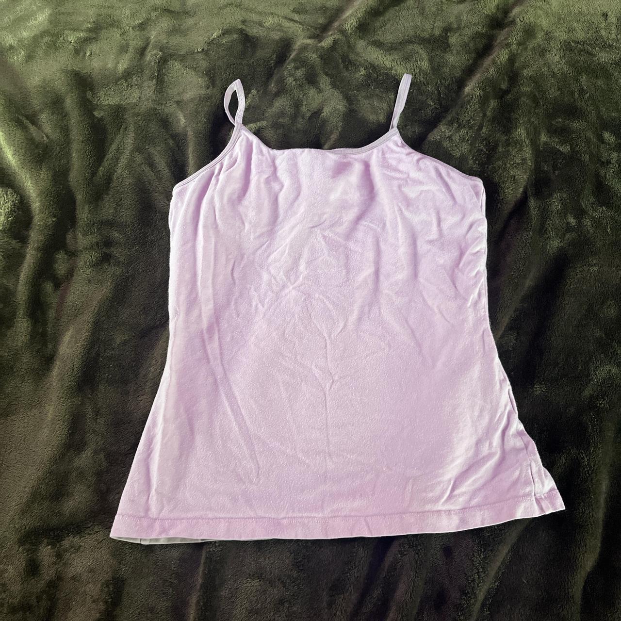 XS light pink undershirt tank top #pajama... - Depop