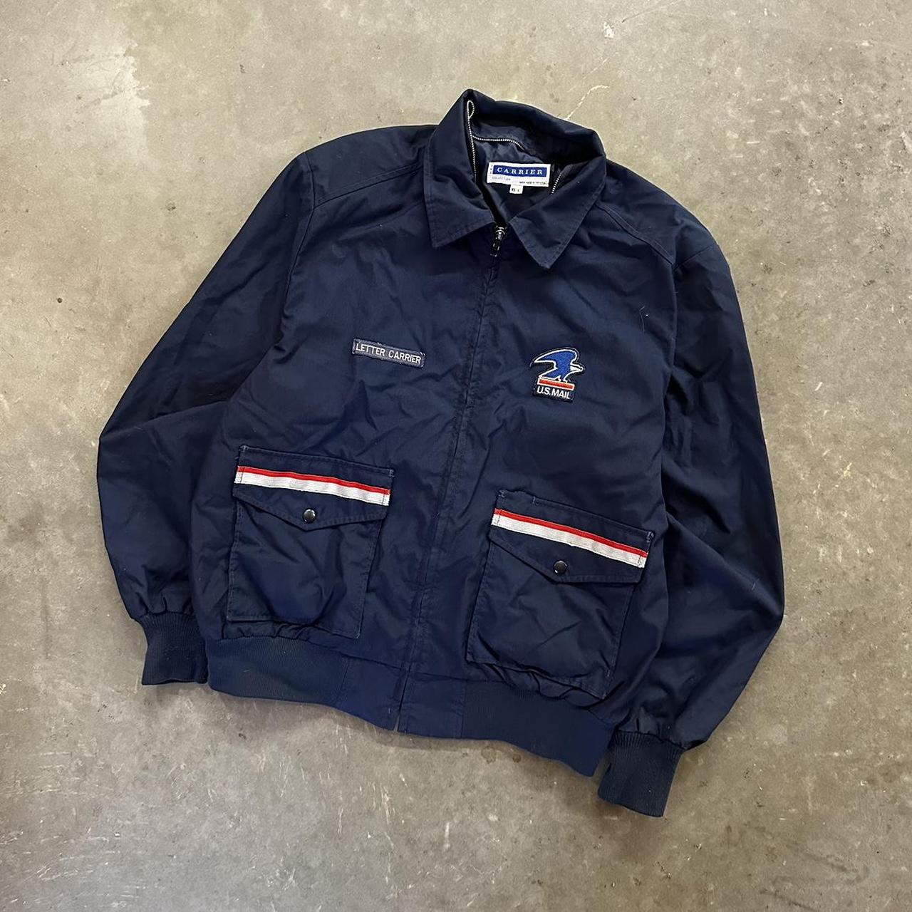 Vintage Post Office Jacket Super clean USPS... - Depop