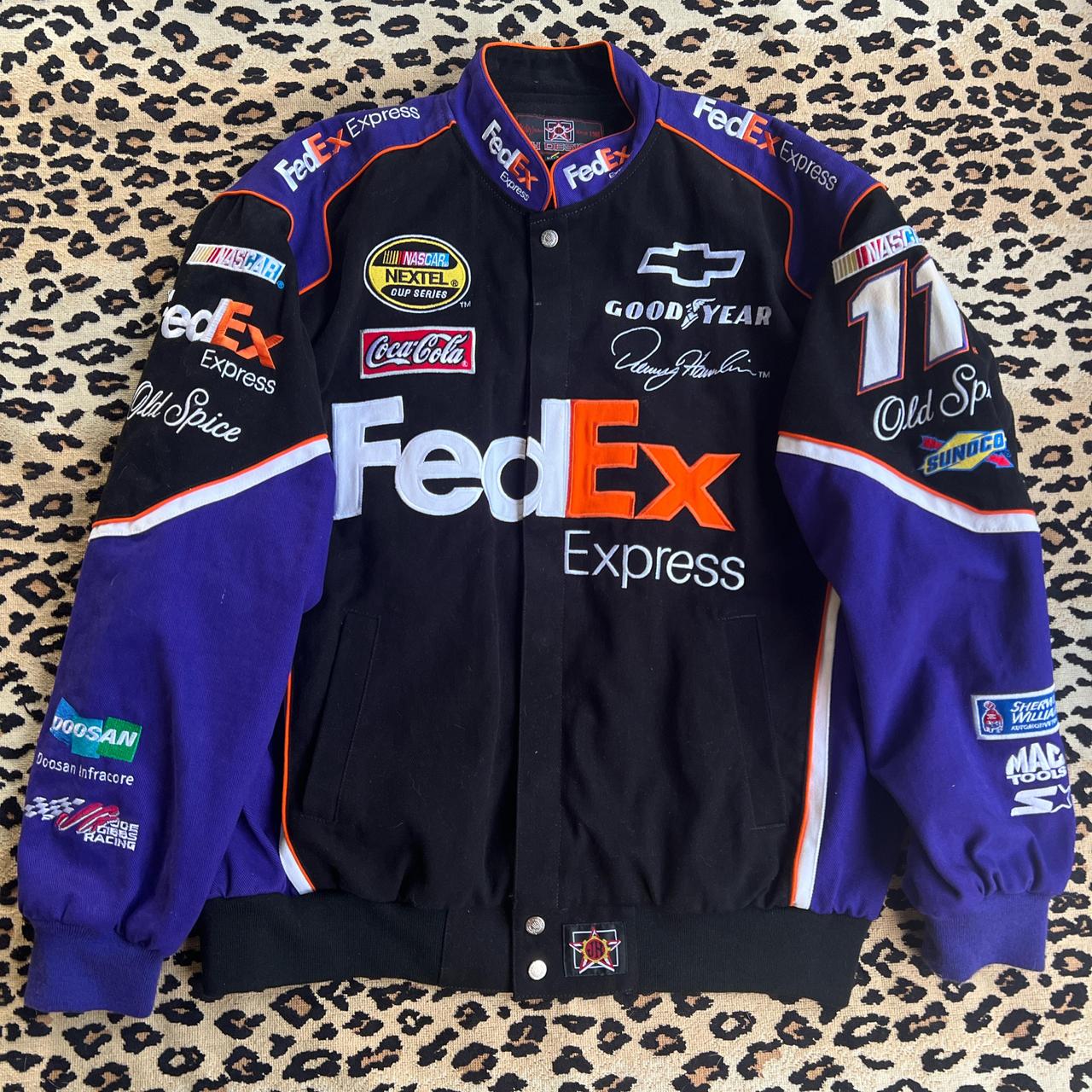 - JEFF HAMILTON FEDEX EXPRESS NASCAR DENNY HAMLIN... | Depop