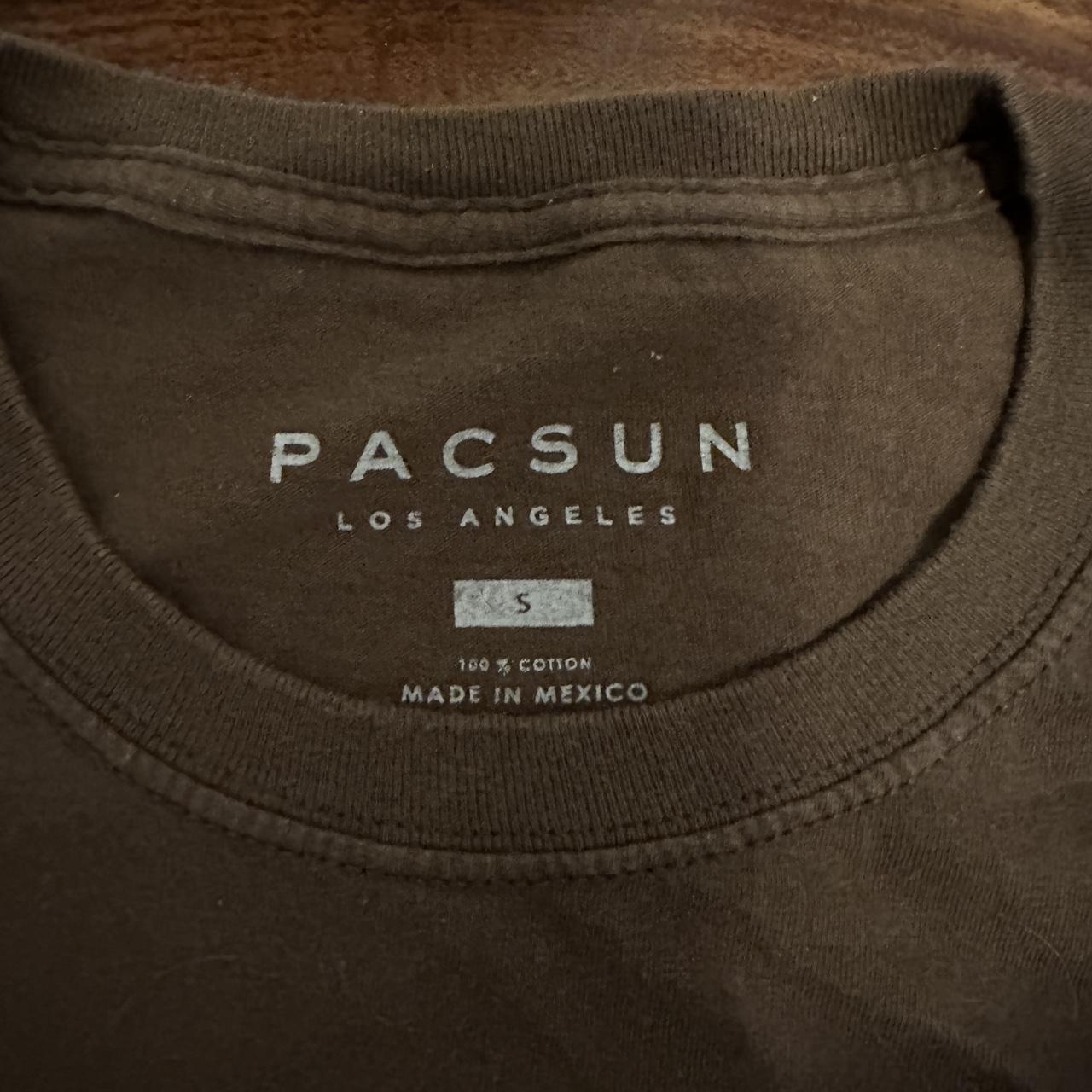brown pacsun graphic tee size: small (in mens) has... | Depop