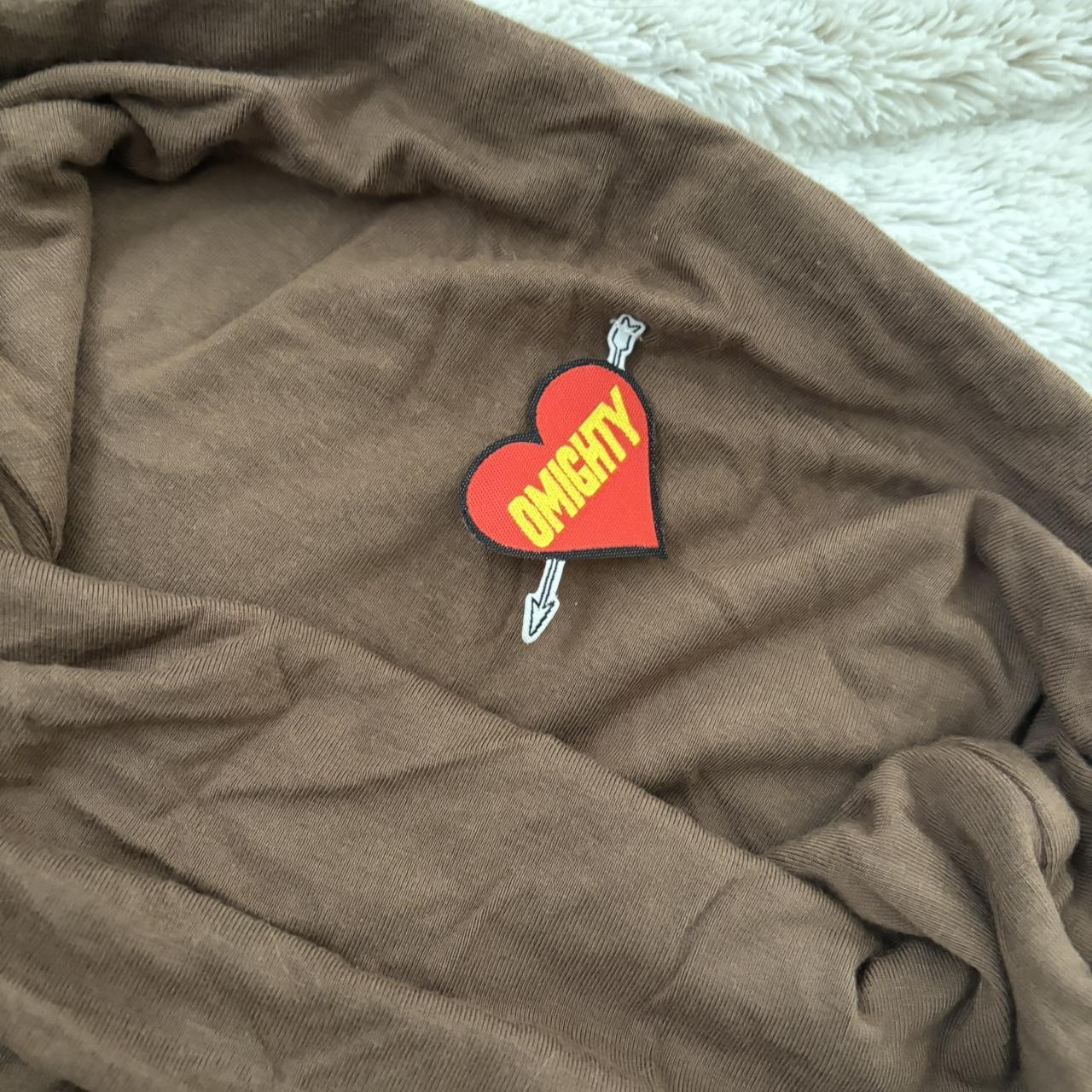 Brown Aloha Omighty Set - Tube Top and flared pants - Depop